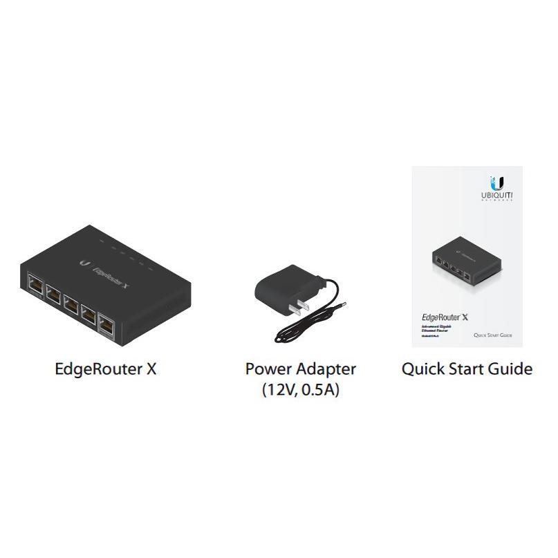 UBIQUITI Gigabit PoE EdgeRouter X ER-X, 5 ports 10 | elabstore.gr