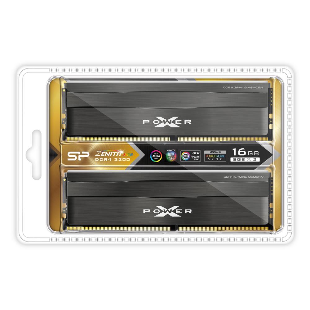 SILICON POWER μνήμη DDR4 UDIMM XPOWER Zenith, 8GB | elabstore.gr